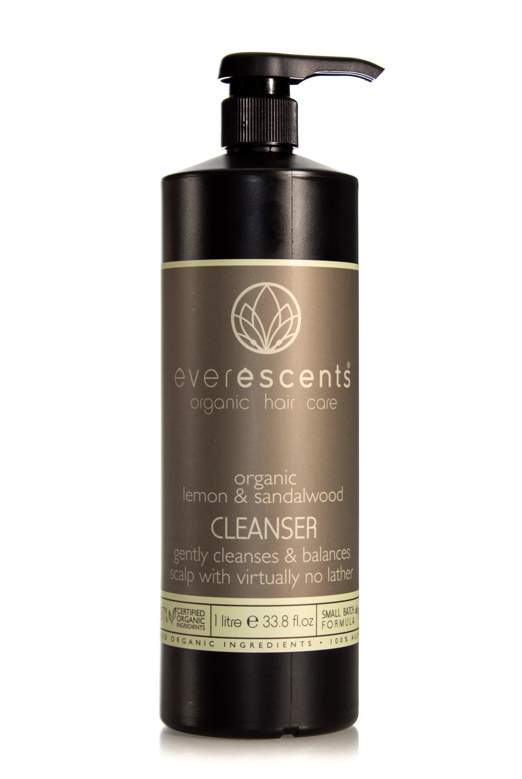 Everscents Organic Lemon & Sandalwood Cleanser 1000ml – novaonline.com.au